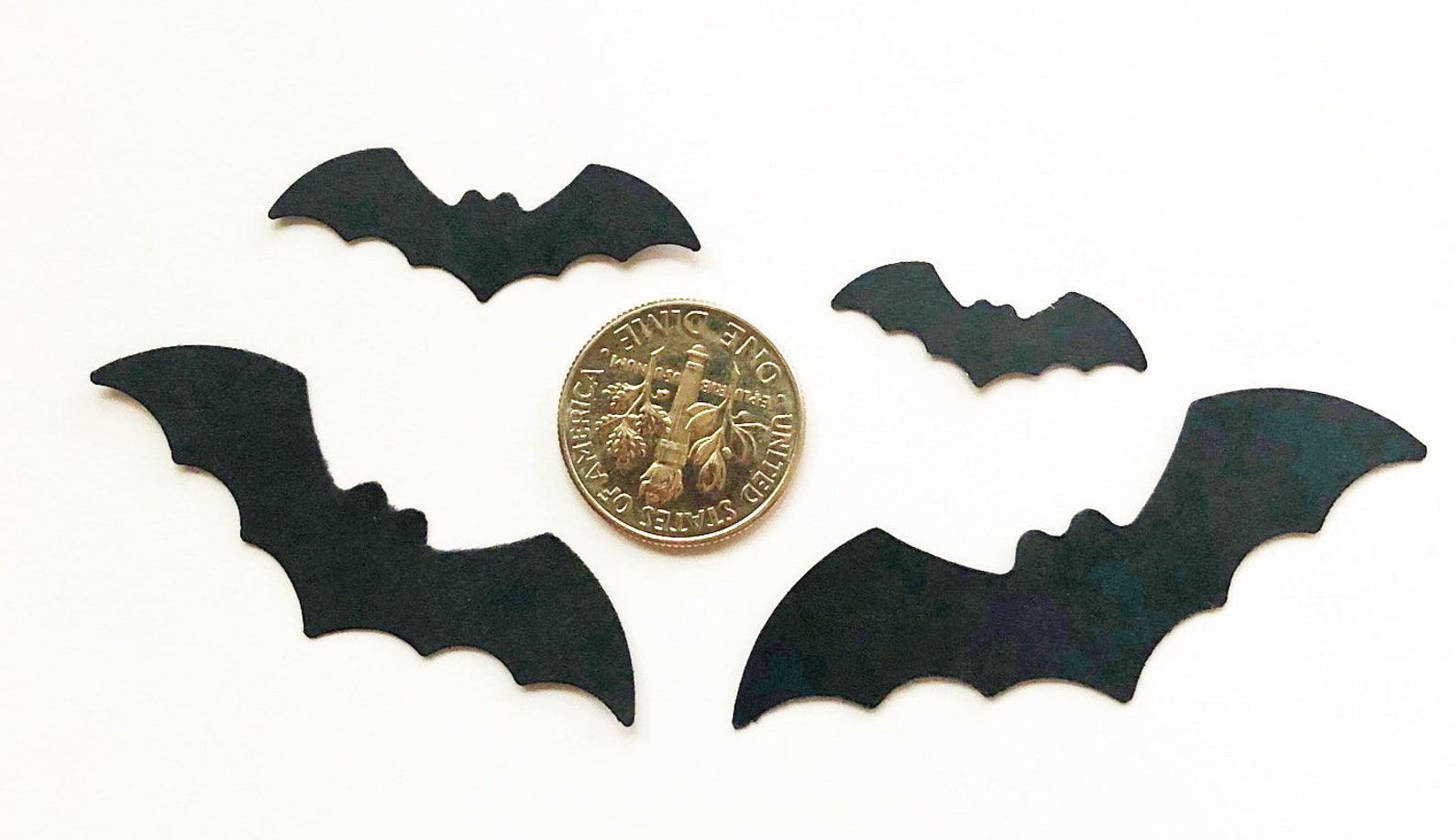 Bat Confetti / Halloween Party Confetti / Spooky Confetti / Black Bat ...