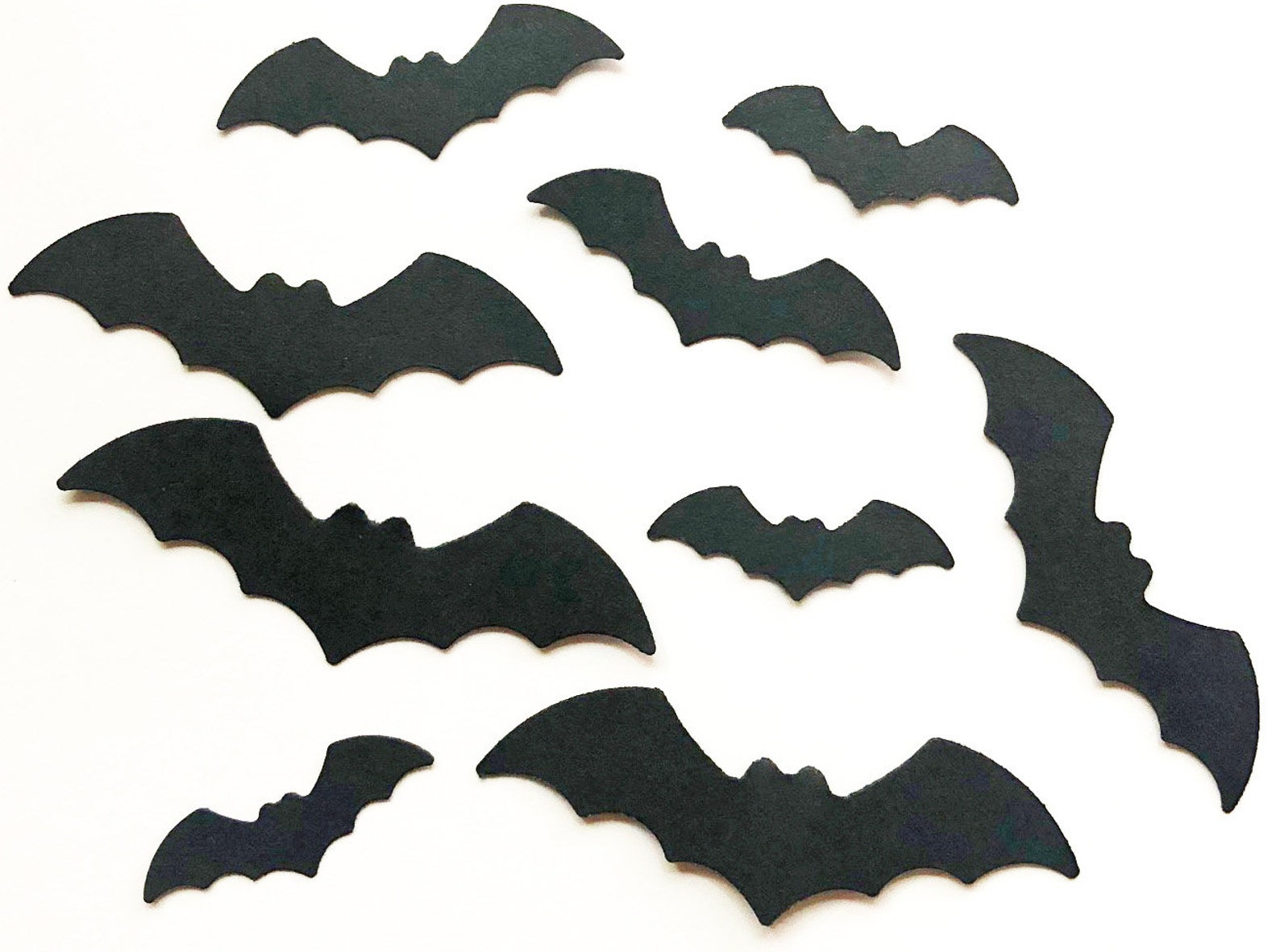 Bat Confetti / Halloween Party Confetti / Spooky Confetti / Black Bat ...