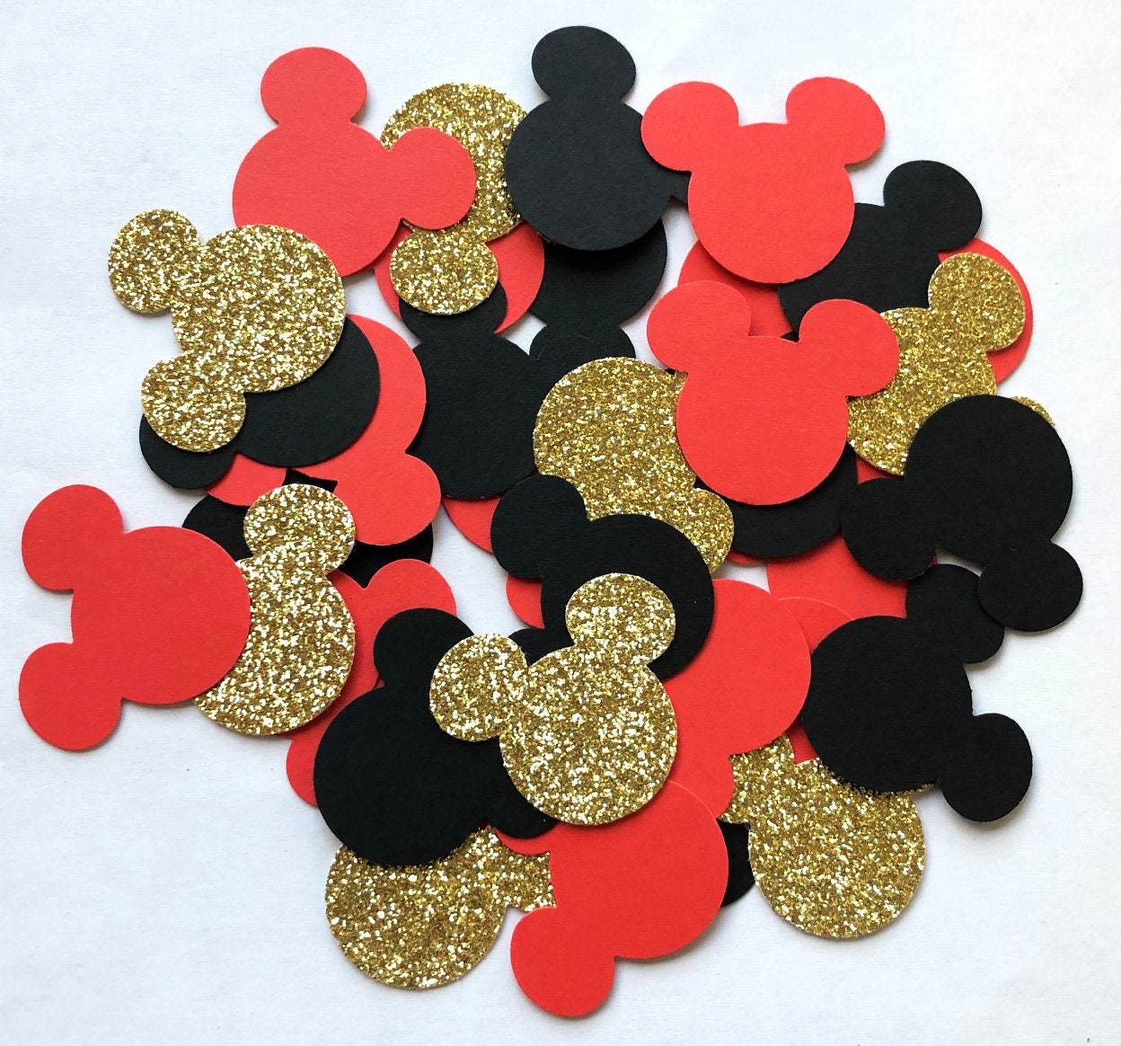 Mickey Mouse Inspired Glitter Confetti / Mouse Ears Birthday | Etsy