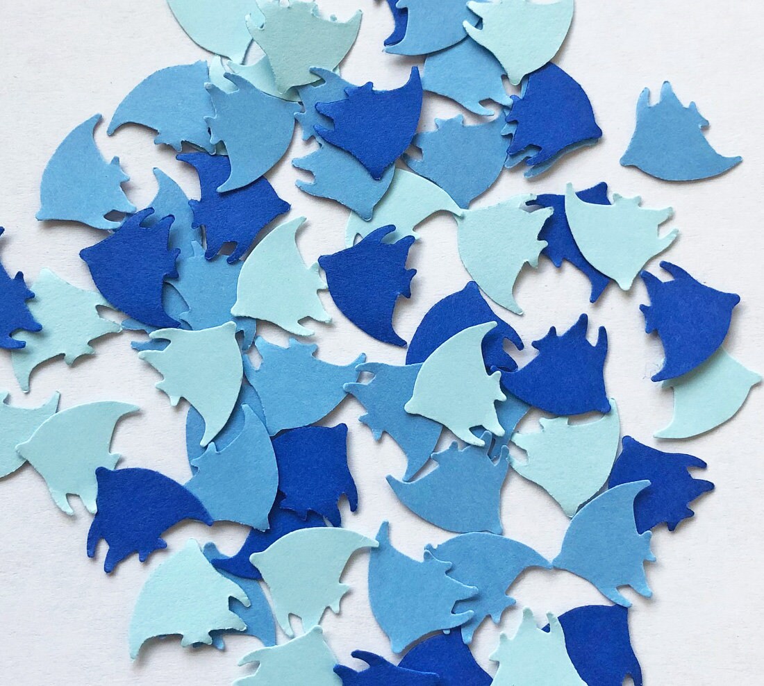 Fish Confetti / Angel Fish Birthday Party / Goldfish Party / - Etsy