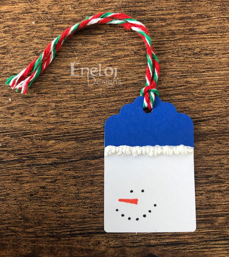 Christmas Gift Tags / Snowman Gift Tags / Handmade Gift Tags - Etsy