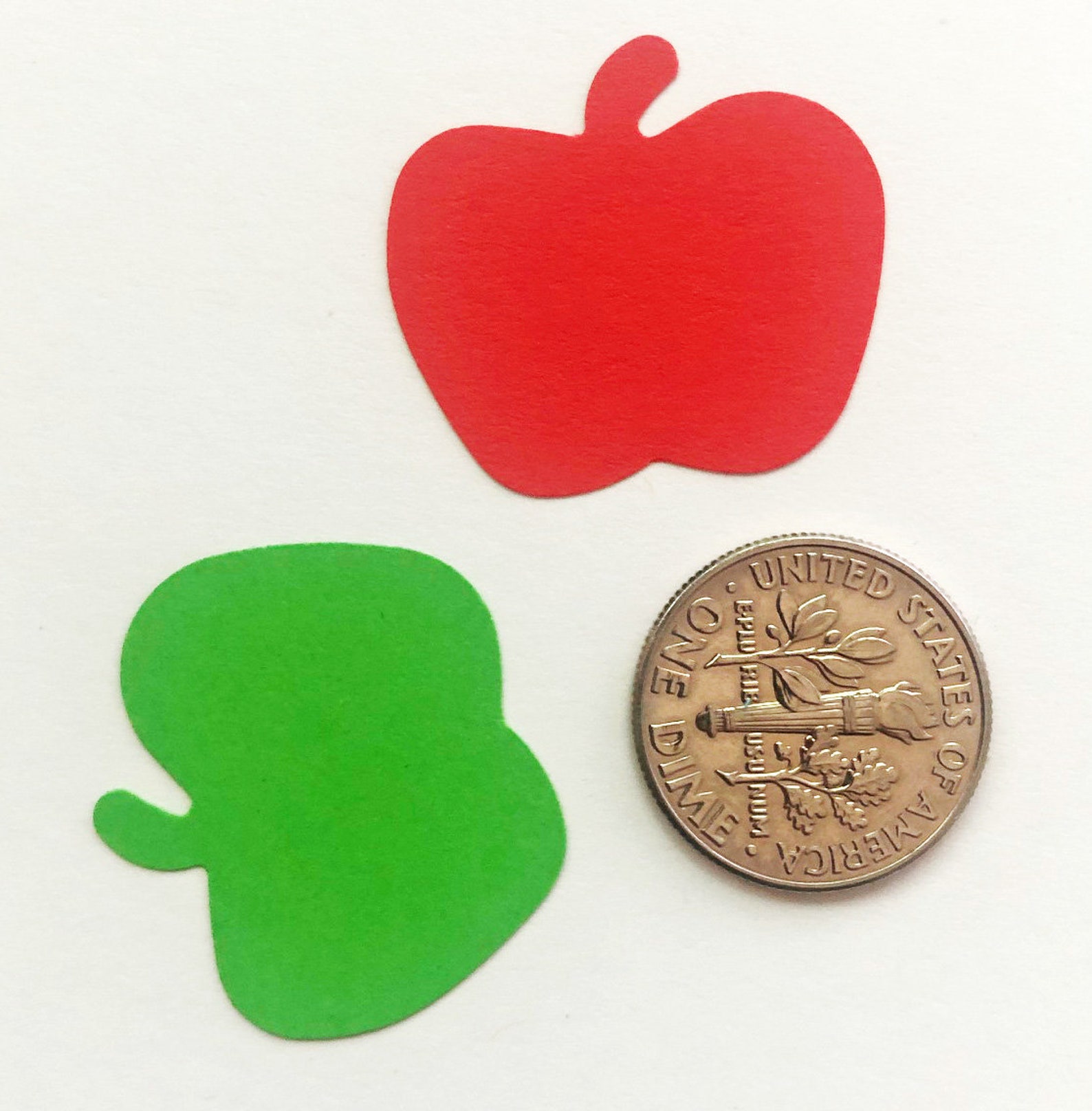 Teacher's Apple Confetti / Teacher Appreciation Gift / Student Red ...