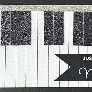 Music Note Card / Handmade Musical Notes / Concert Party / Teacher Gift ...