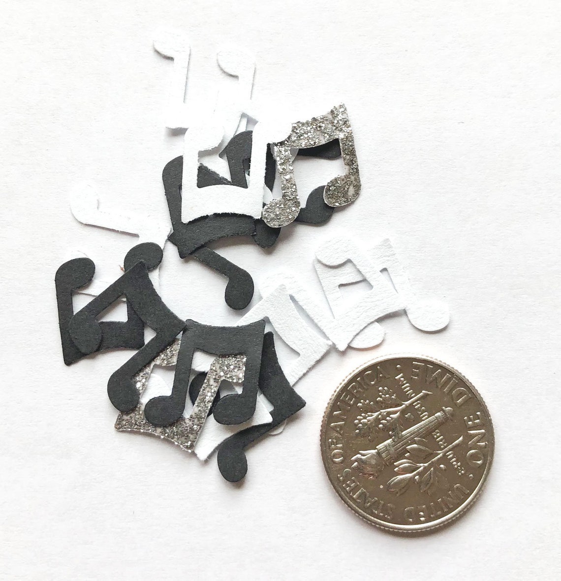 Music Note Confetti / Handmade Die Cut Musical Notes / Concert Party ...