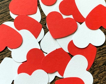 Red Heart Confetti Cannons Celebrate Party Poppers Paper - Etsy