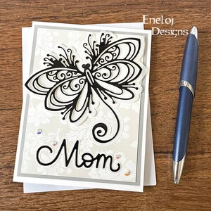 Mother's Day Card / Dragonflies Card / for Mom Card / Handmade Greeting ...