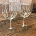 Hand Painted Red Wine - 18 Oz Glass - Birch Tree- Set of Two - Etsy