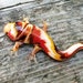 Glass Lizard Salamander Figurine, Murano Glass Salamander, Lizard ...