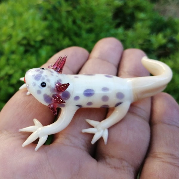 Axolotl Glass Ornament - Etsy