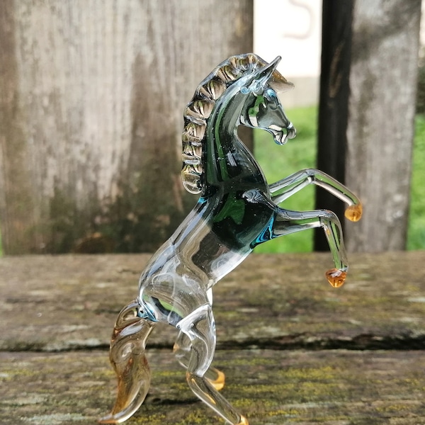 Murano Glass Horse Figurine - Etsy