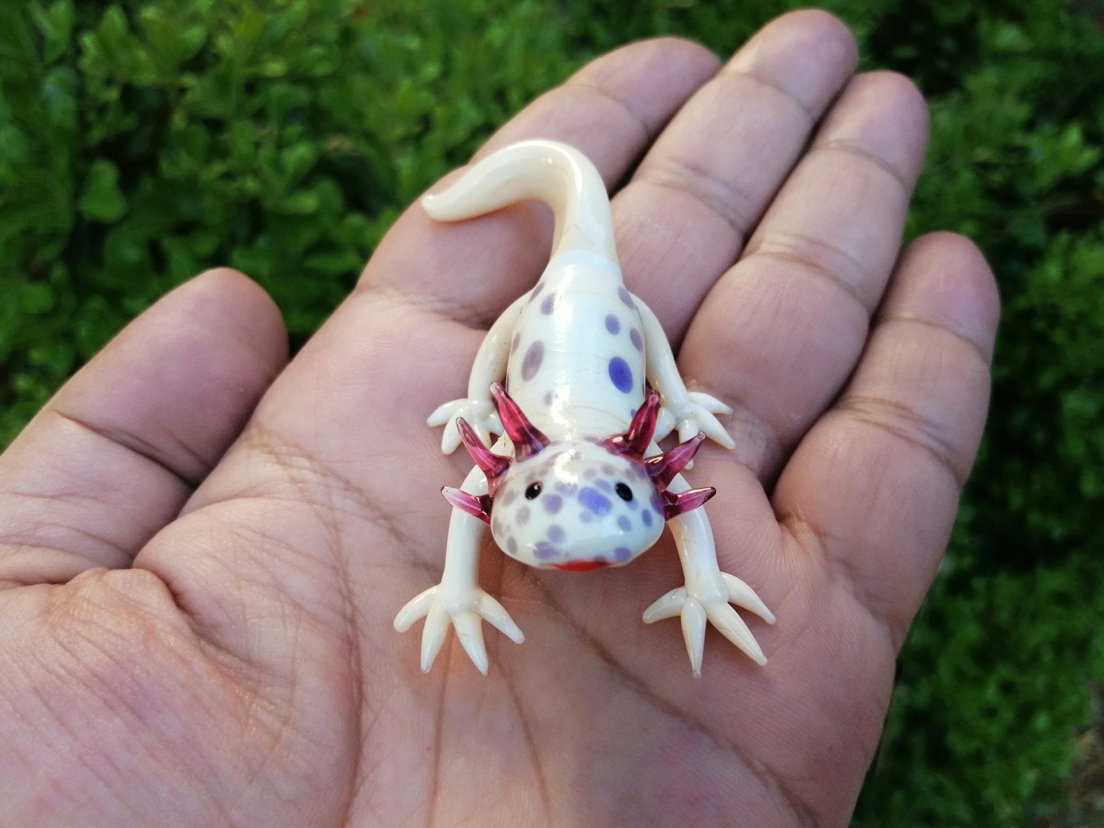 Glass Axolotl Figurine Murano Glass Axolotl Axolotl - Etsy