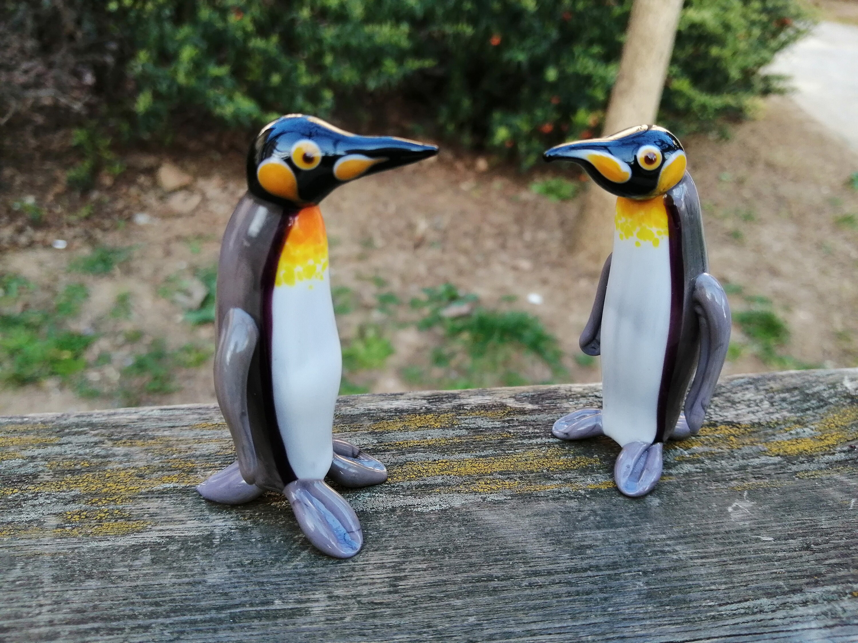 Glass Penguin Hand Blown Penguin Figurine Penguin Ornament | Etsy