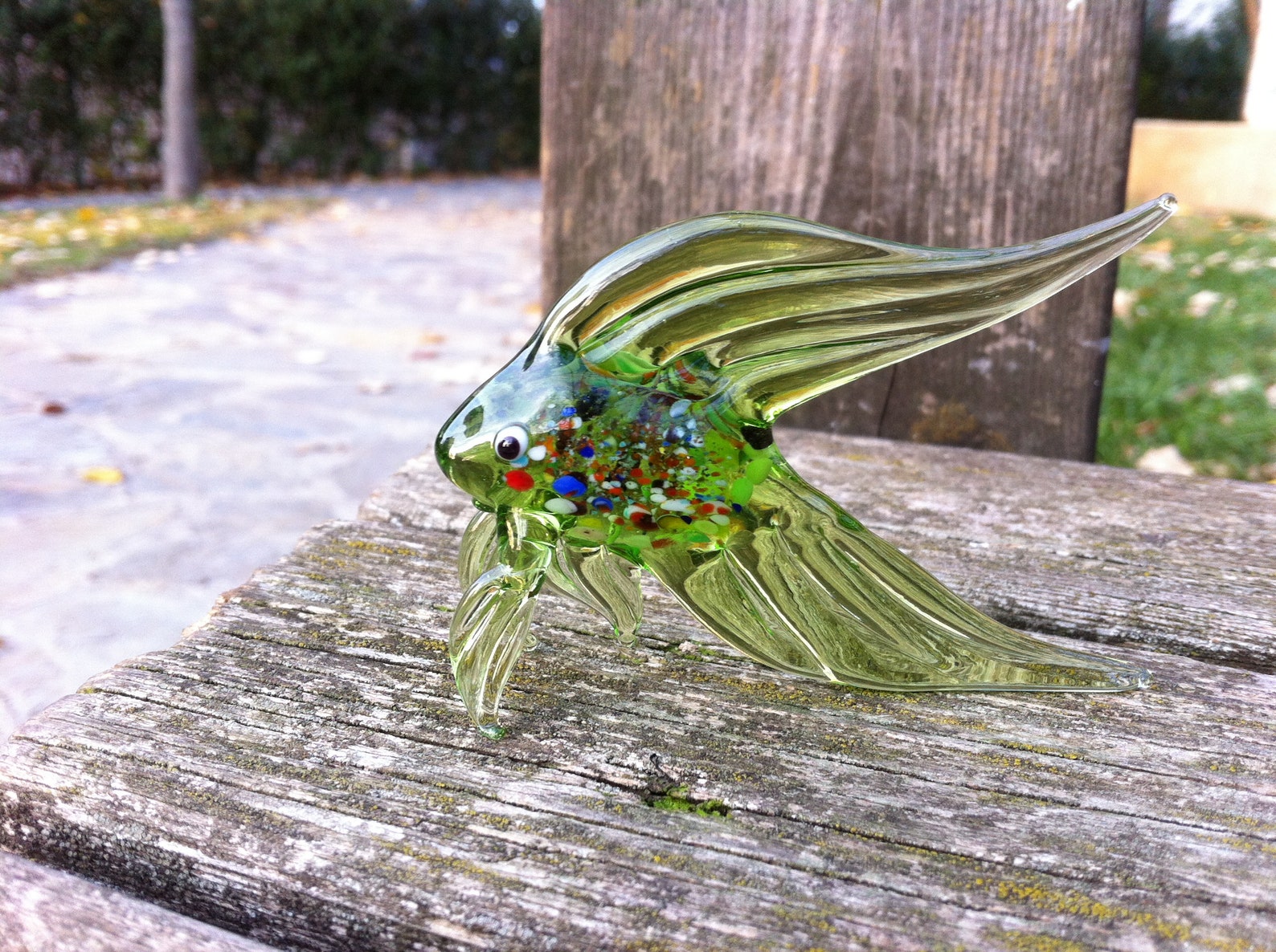 Glass Fish, Hand Blown Fish Figurine, Fish Ornament, Art Glass Fish ...