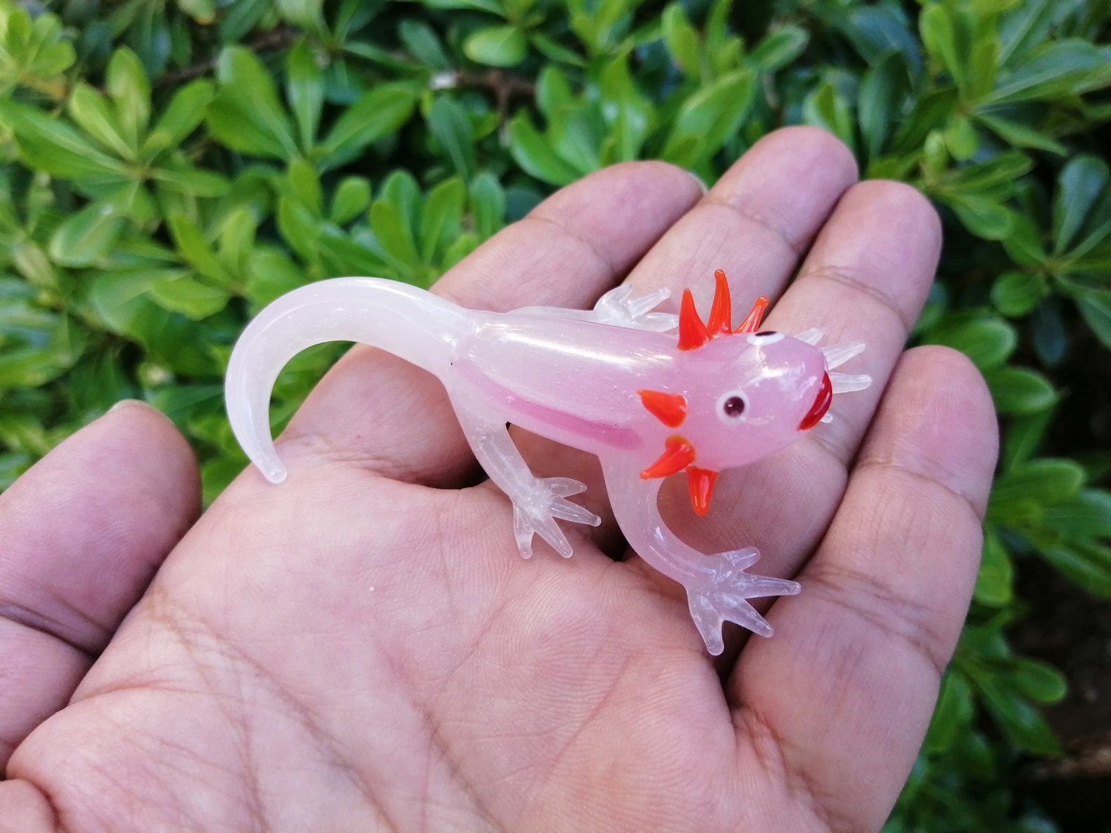 Glass Axolotl Figurine Murano Glass Axolotl Axolotl - Etsy