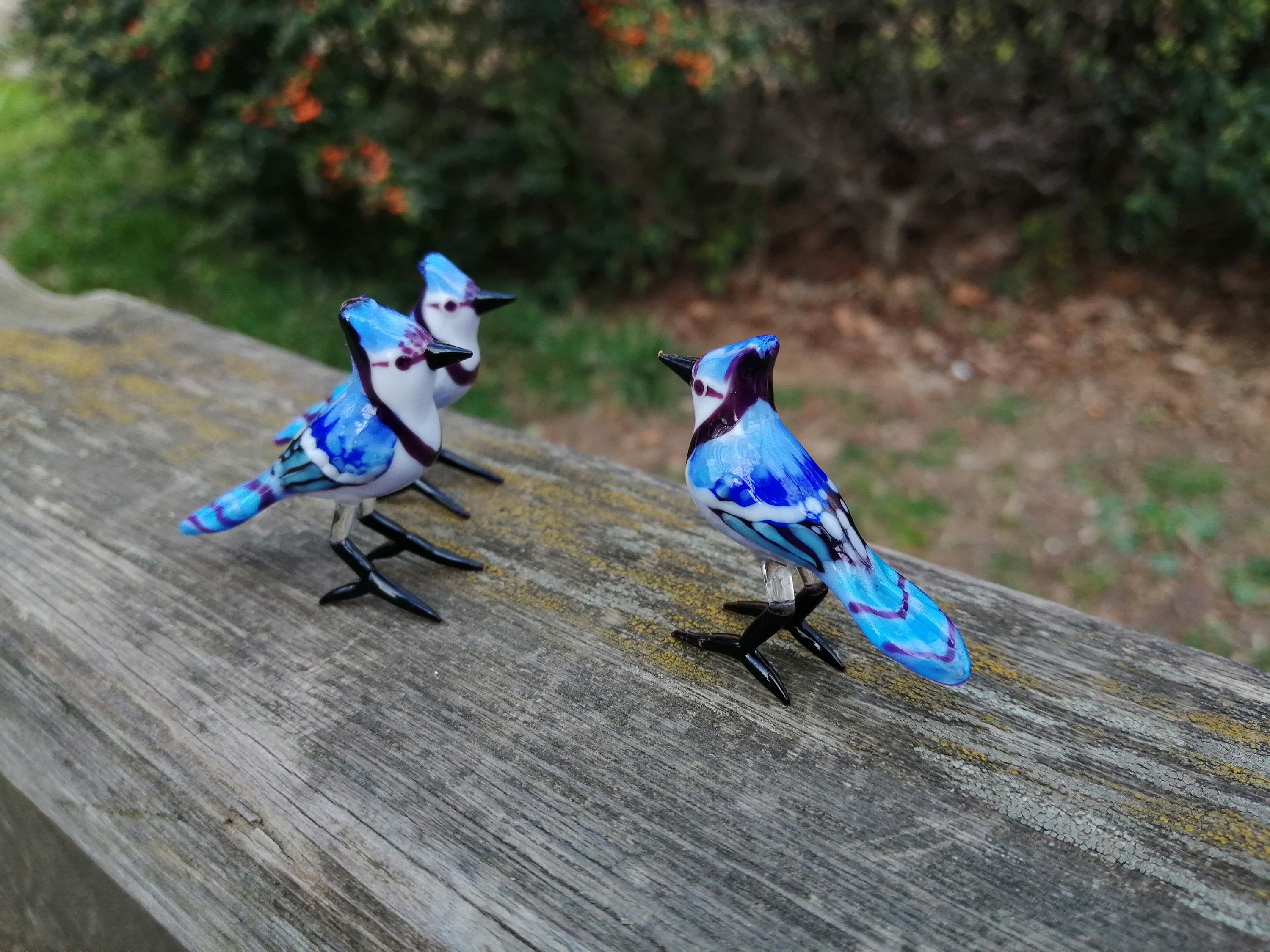 Glass Bird, Miniature Glass Bird Figurine, Glass Bird Ornament, Art ...