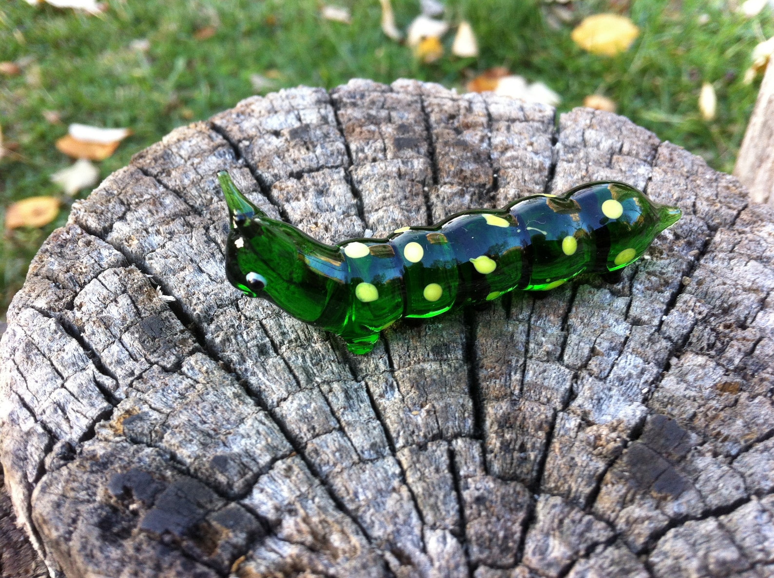Glass Caterpillar Figurine Hand Blown Glass Caterpillar - Etsy