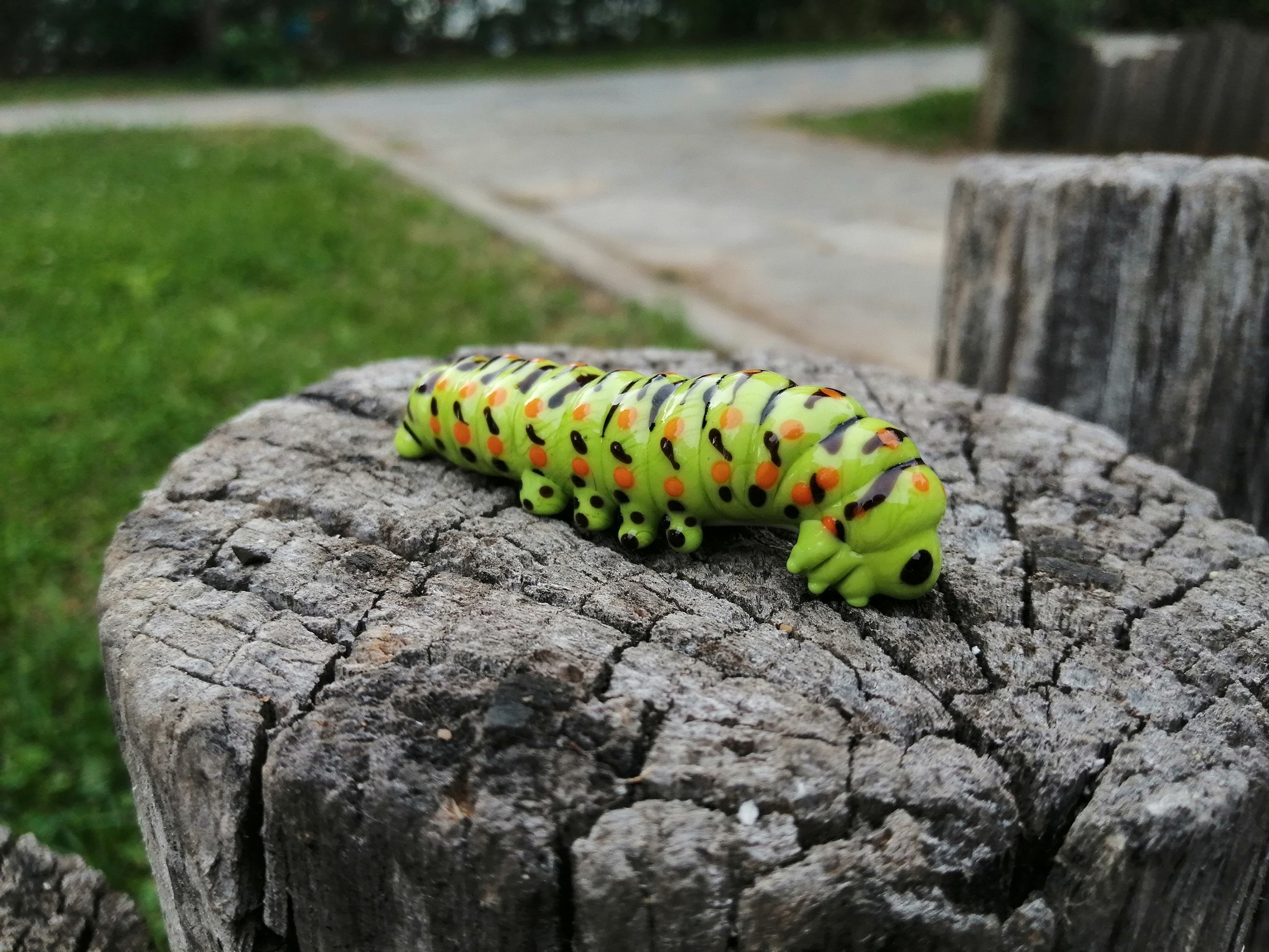 Glass Caterpillar Figurine Hand Blown Glass Caterpillar - Etsy