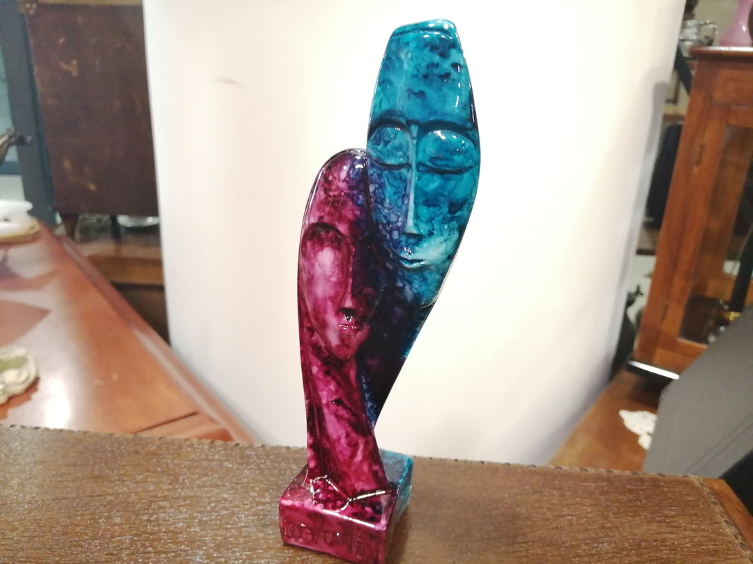 Devotion Statue Sculpture, Love Sculpture, Hand-painted Devotion Home ...