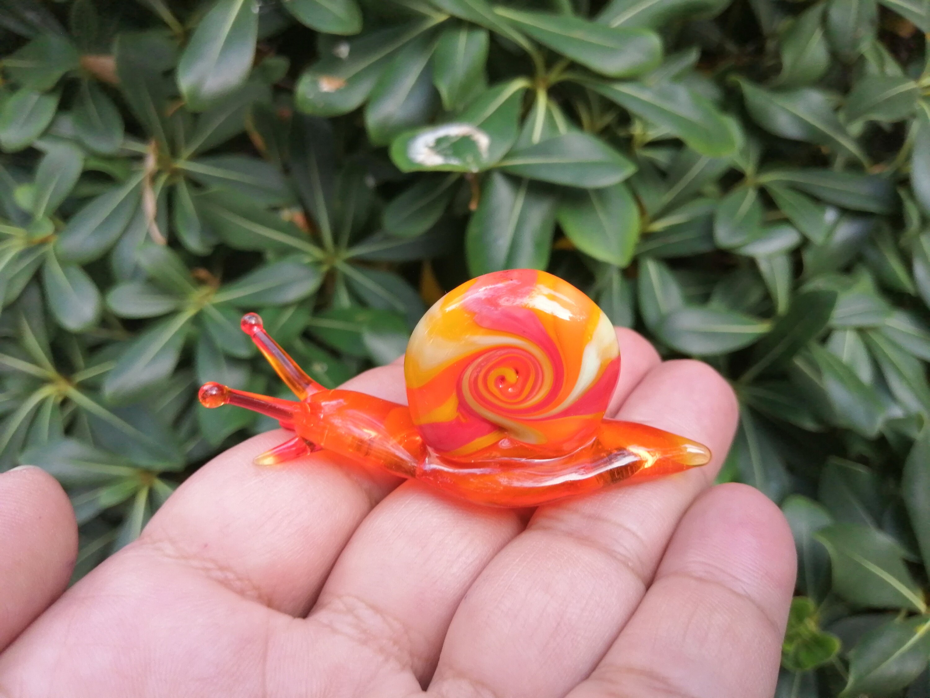 Glass Snail, Glass Snail Figurine, Miniature Snail, Glass Mollusc ...