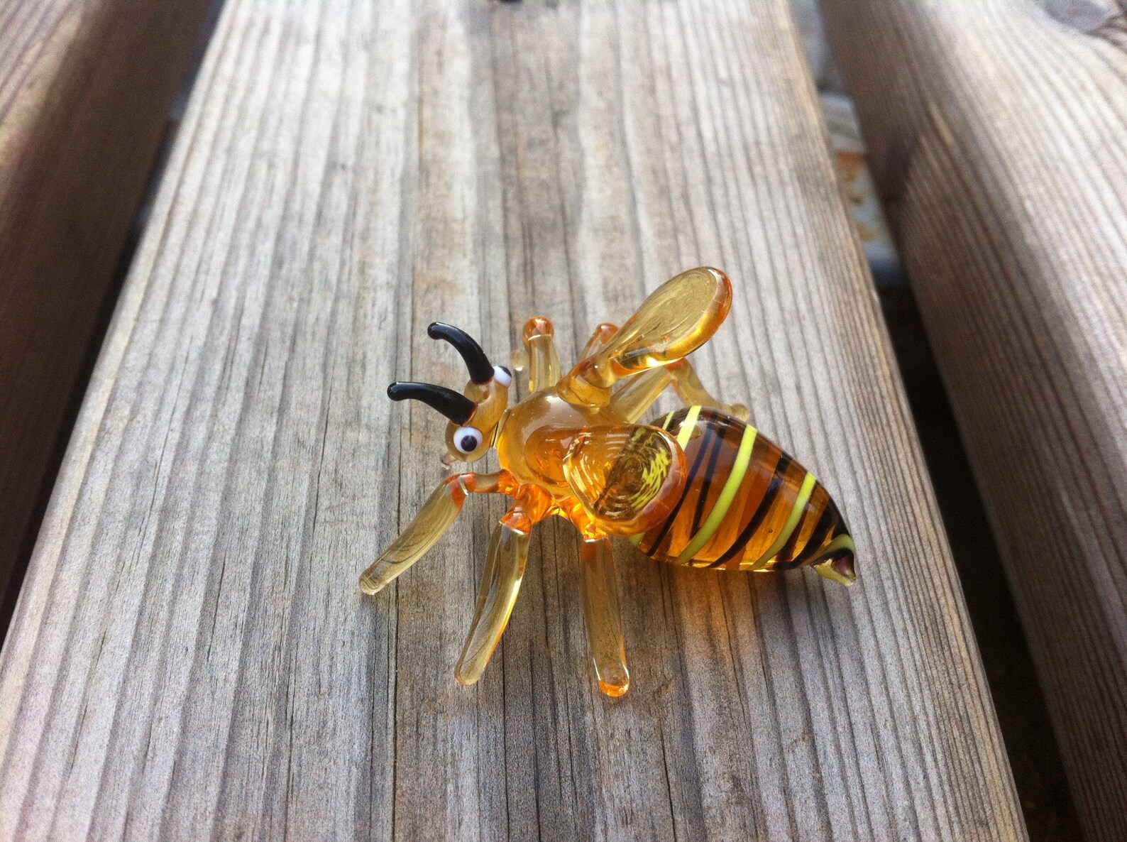 Glass Bee Figurine Hand Blown Glass Bee Glass Honey Bee - Etsy