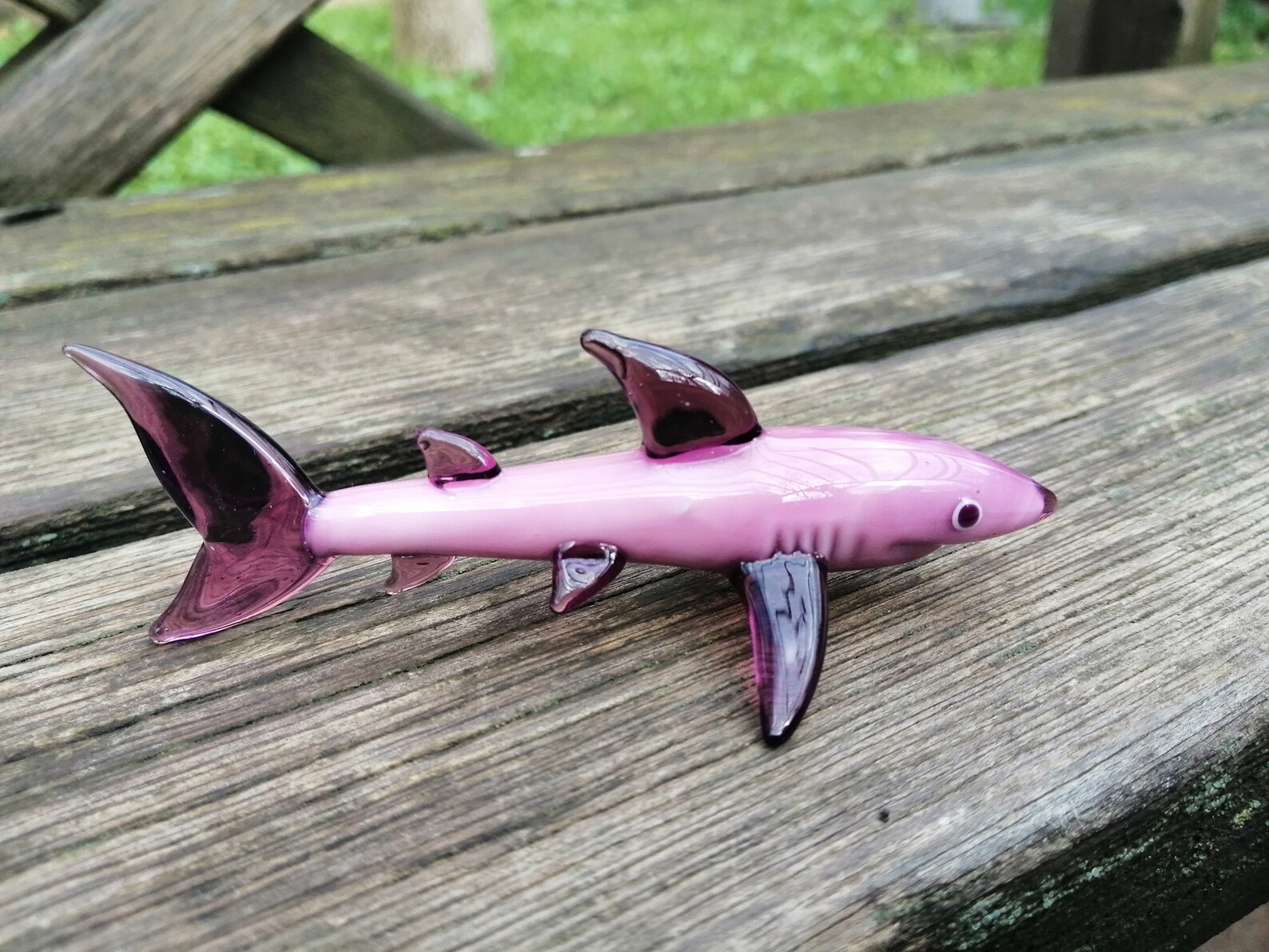 Glass Shark Figurine Blown Glass Shark Miniature Shark - Etsy