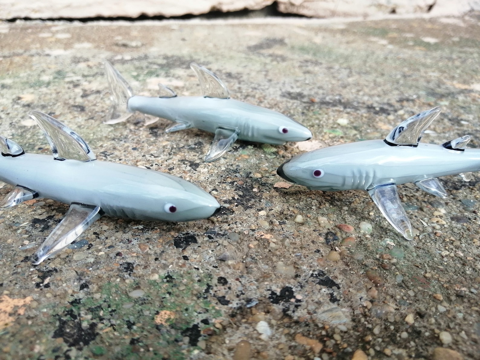 Glass Shark Figurine Blown Glass Shark Miniature Shark - Etsy