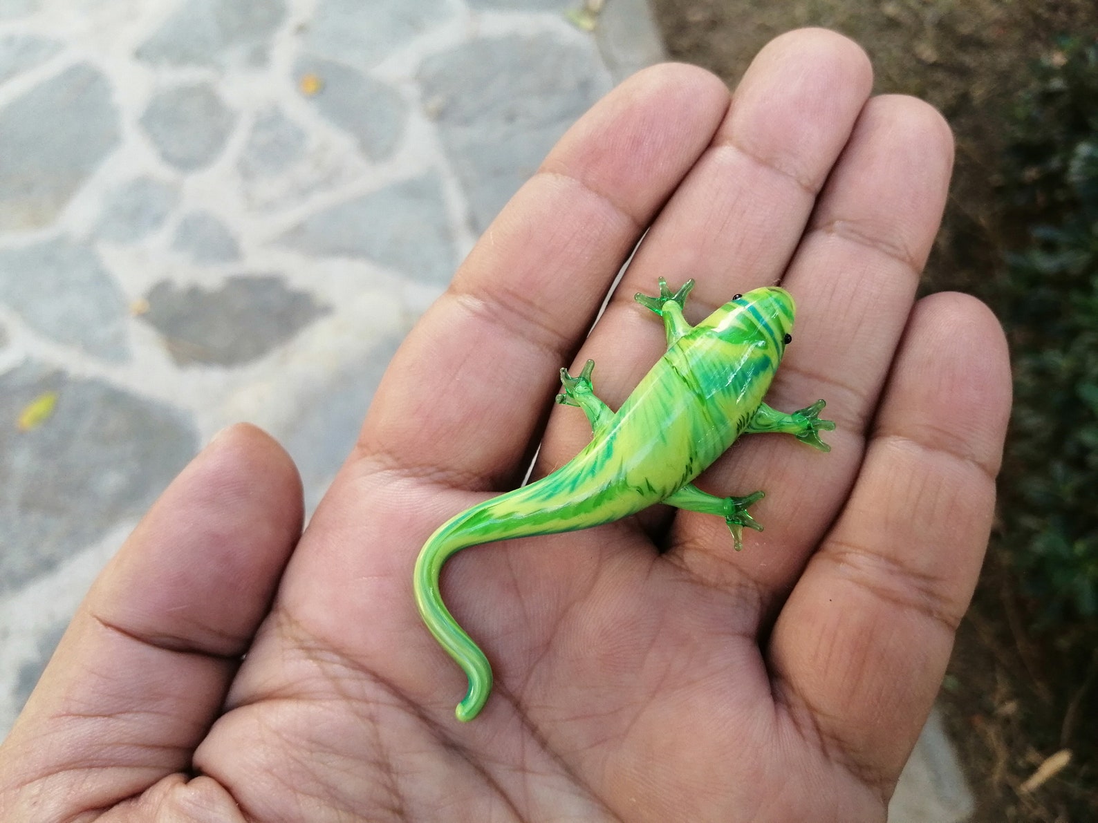 Glass Lizard Salamander Figurine Murano Glass Salamander | Etsy