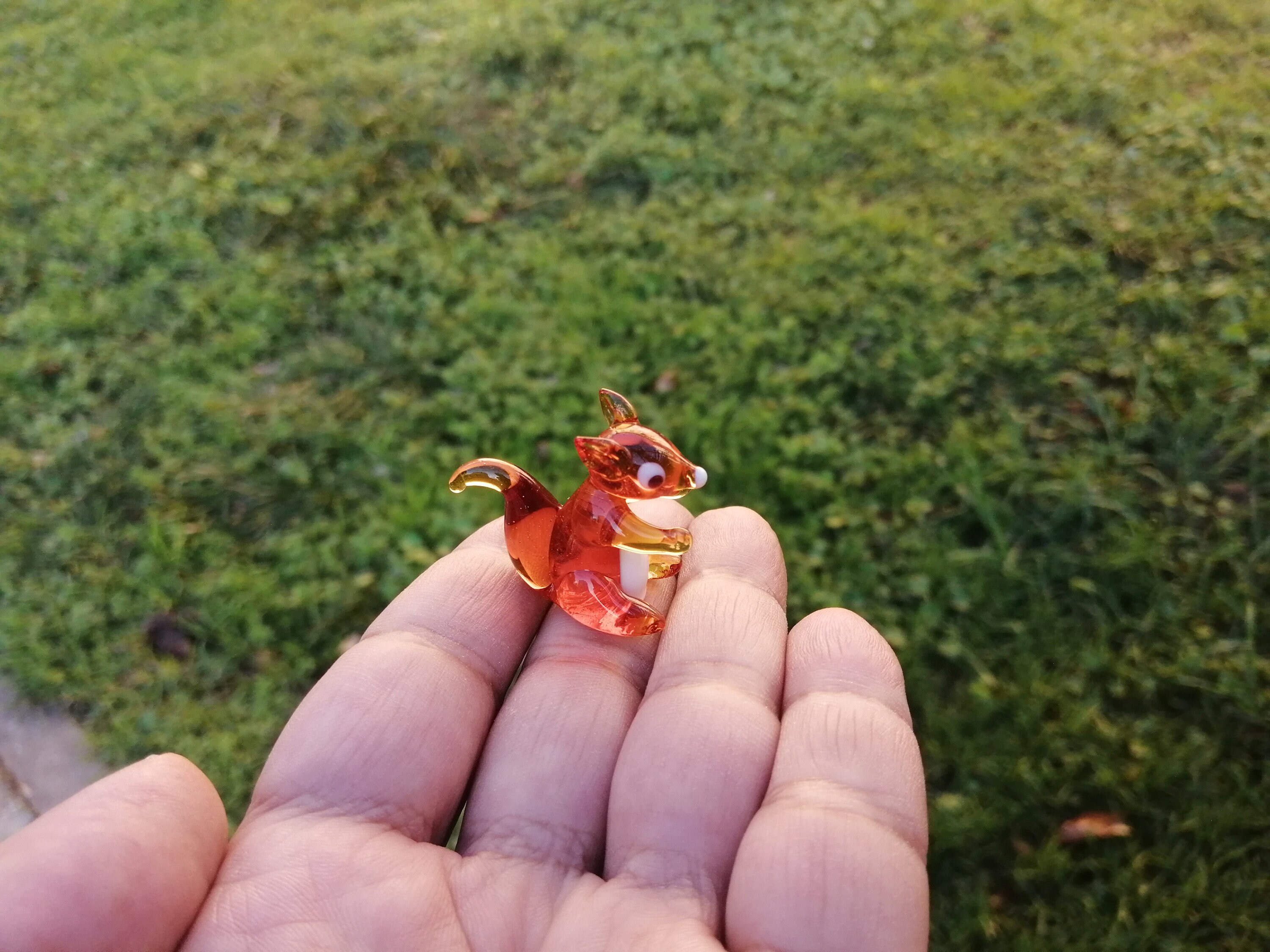 Glass Squirrel Murano Squirrel Figurine Hand Blown Glass | Etsy