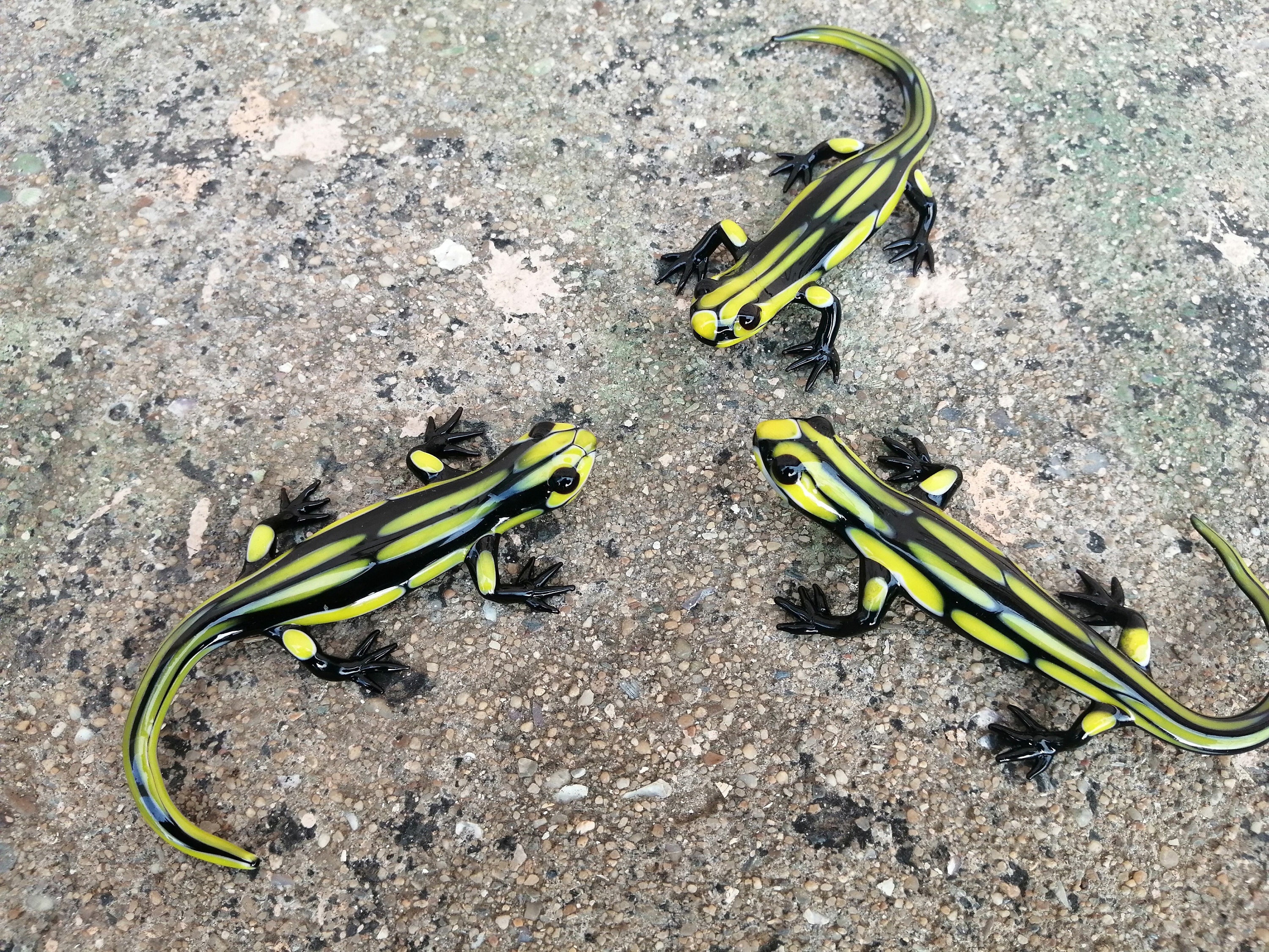 Glass Salamander Figurine Murano Glass Salamander Lizard - Etsy