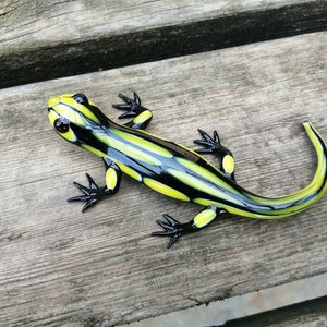 Glass Salamander Figurine, Murano Glass Salamander, Lizard Ornament ...