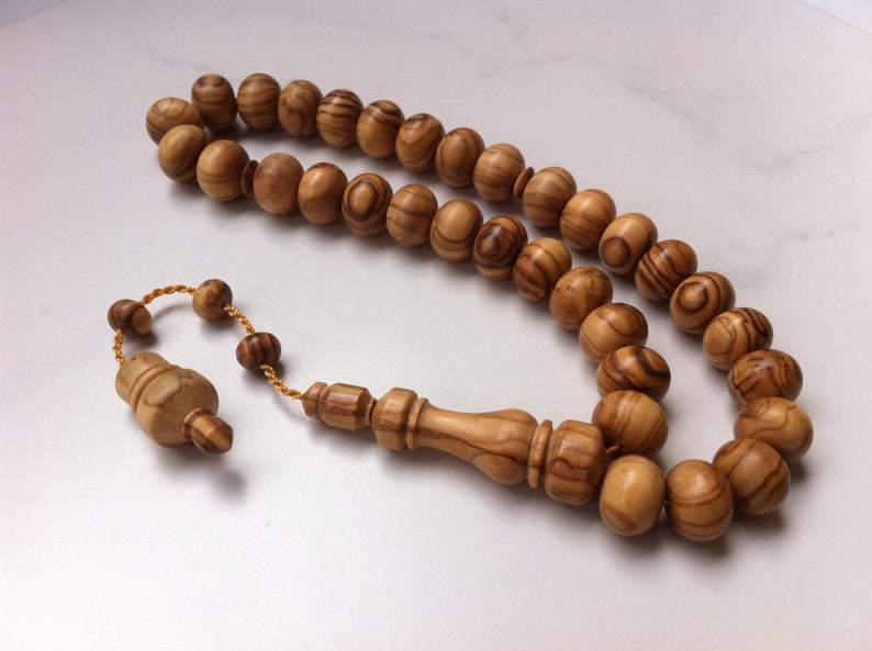 Olive Wood Tasbih Olive Tree Prayer Beads Turkish Olive Wood | Etsy