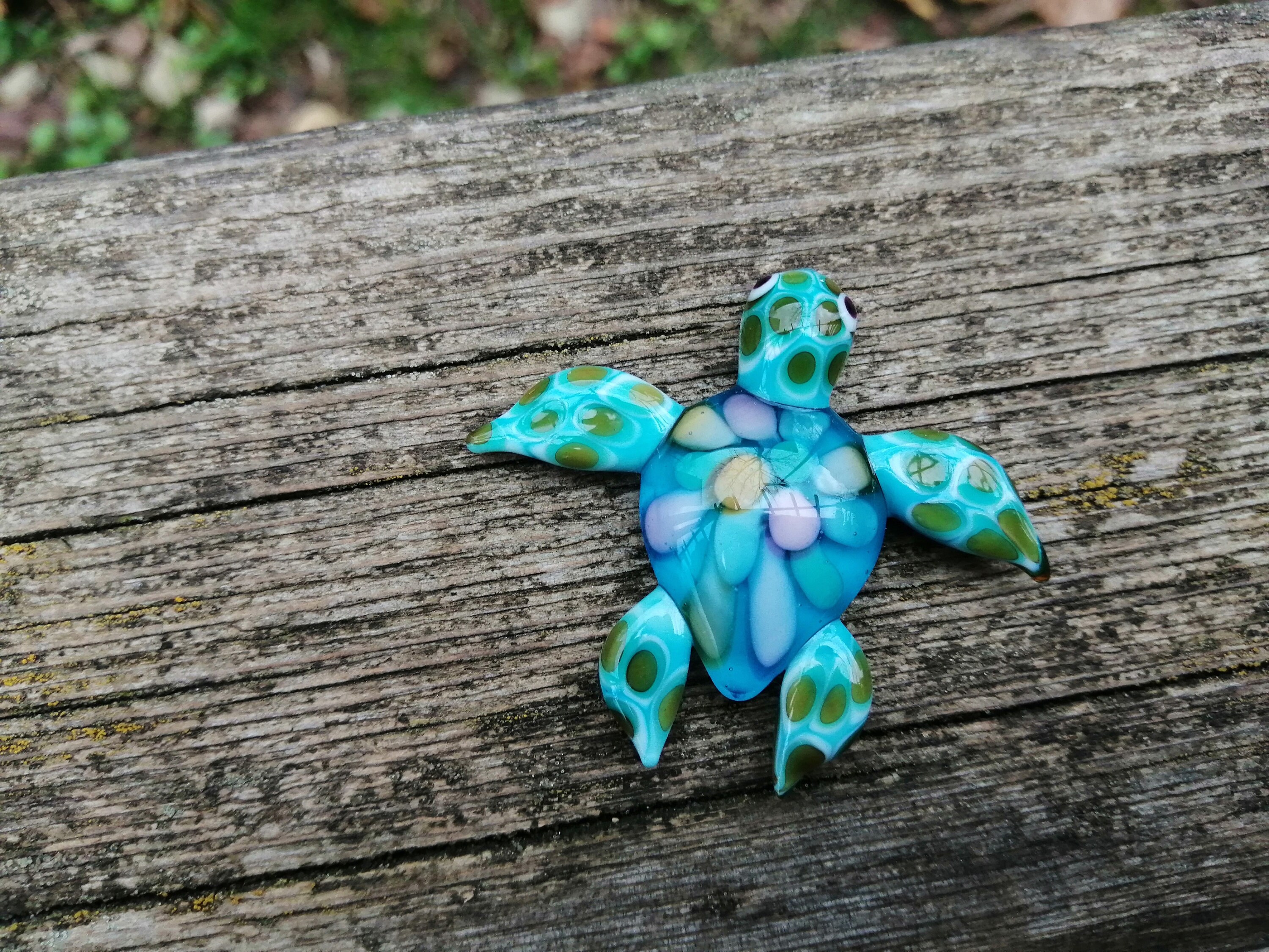 Glass Sea Turtle Hand Blown Glass Sea Turtle Glass Sea - Etsy