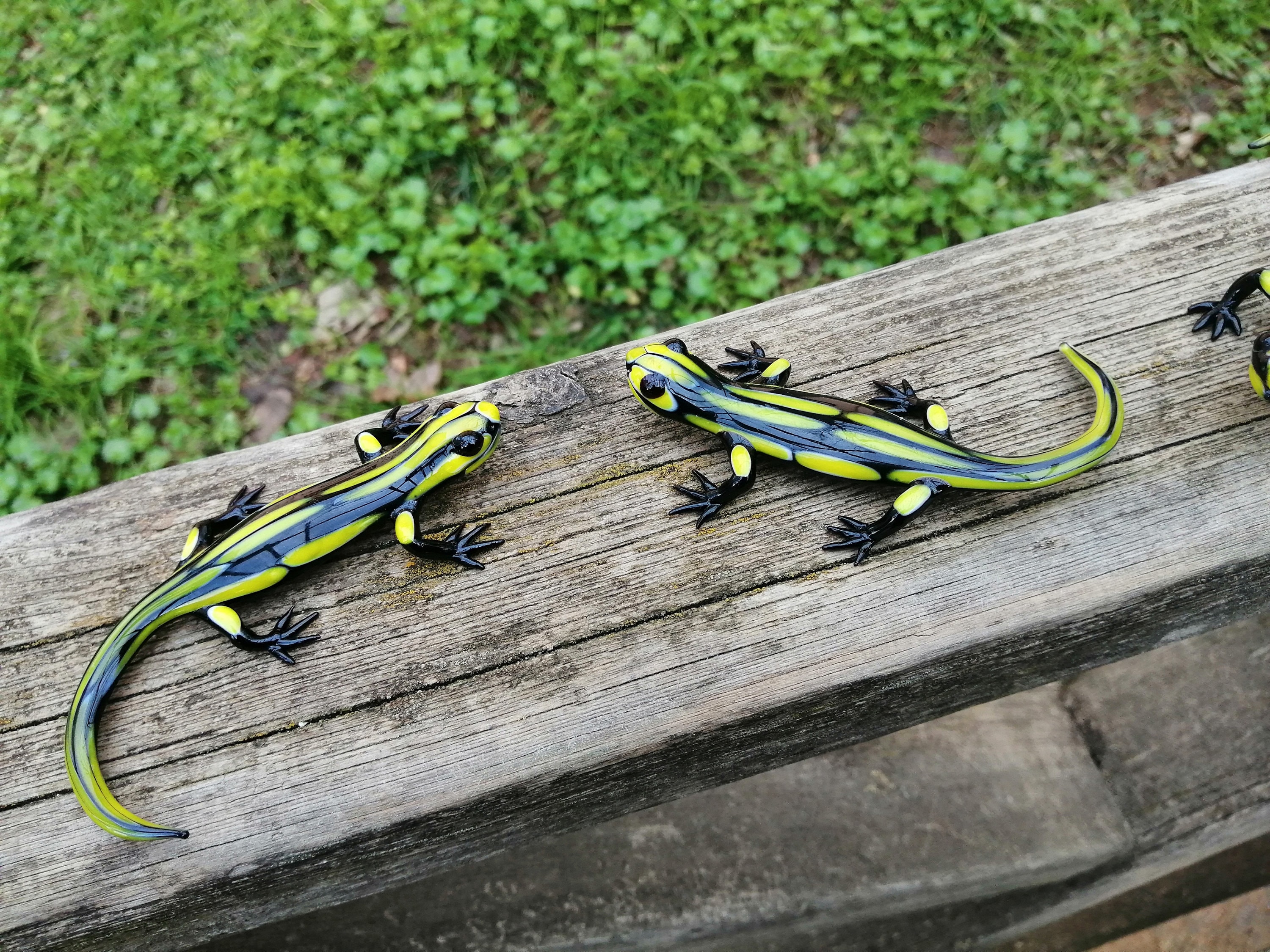 Glass Salamander Figurine Murano Glass Salamander Lizard - Etsy