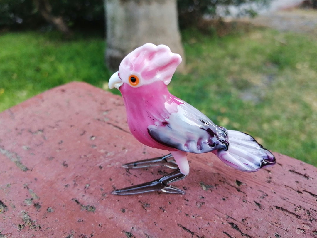 Glass Bird, Hand Blown Glass Bird Figurine, Glass Bird Ornament, Art ...