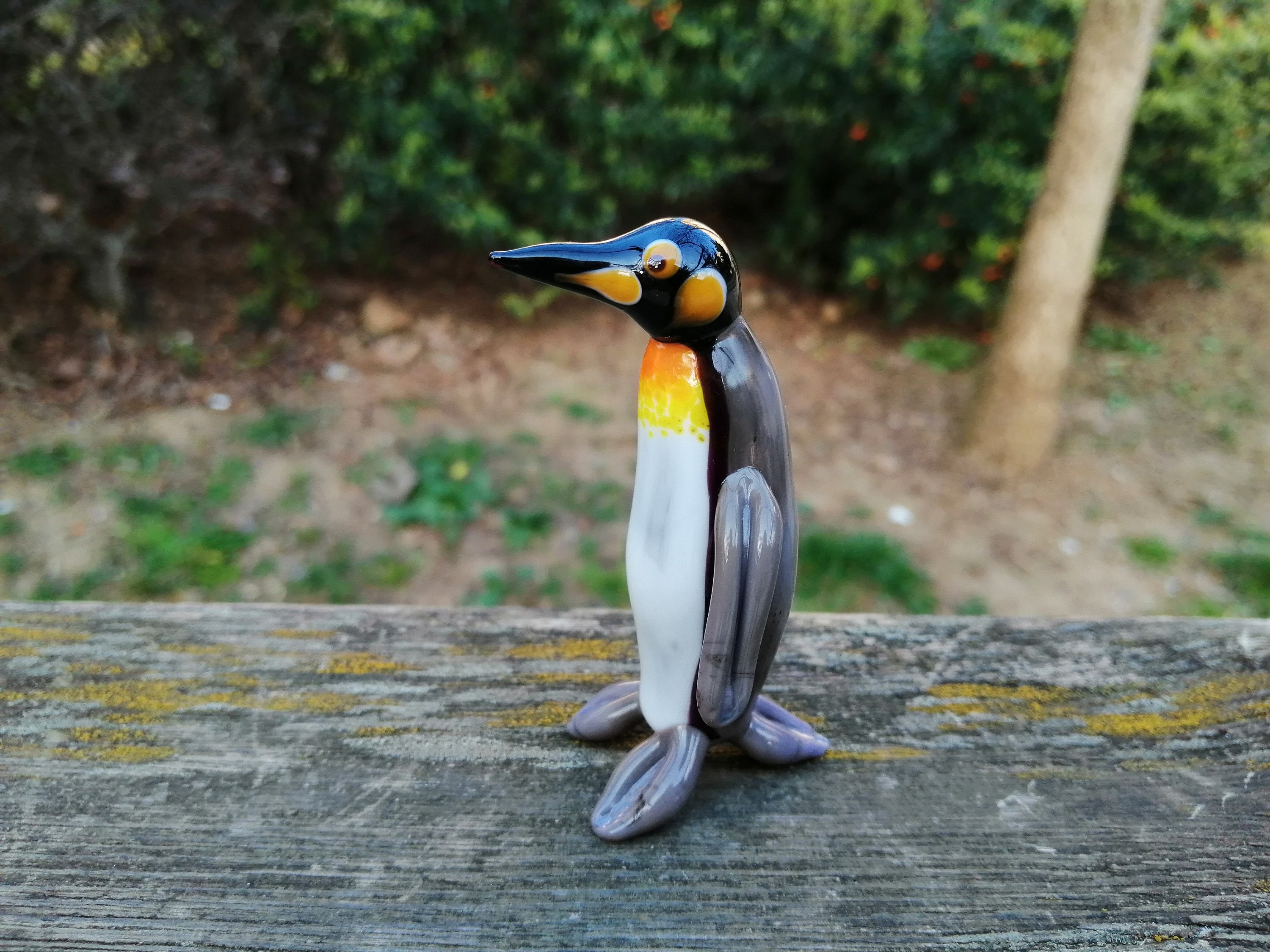 Glass Penguin Hand Blown Penguin Figurine Penguin Ornament | Etsy