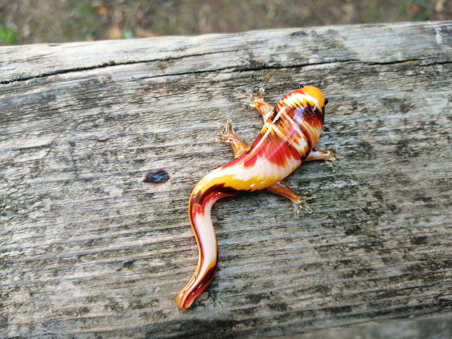 Glass Lizard Salamander Figurine, Murano Glass Salamander, Lizard ...