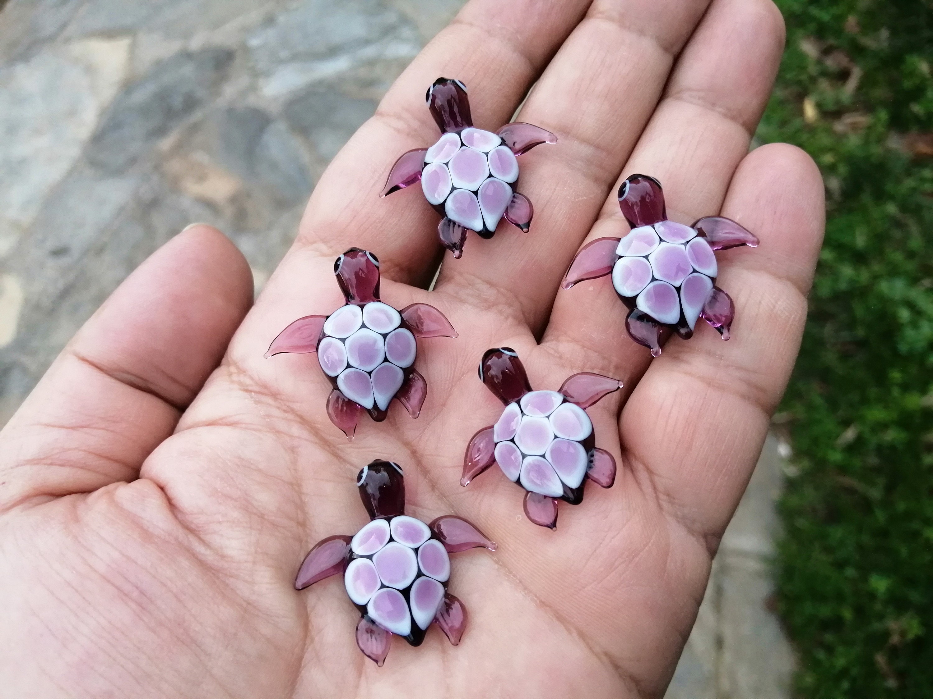 Glass Sea Turtle, Hand Blown Glass Sea Turtle, Glass Sea Animals, Sea ...