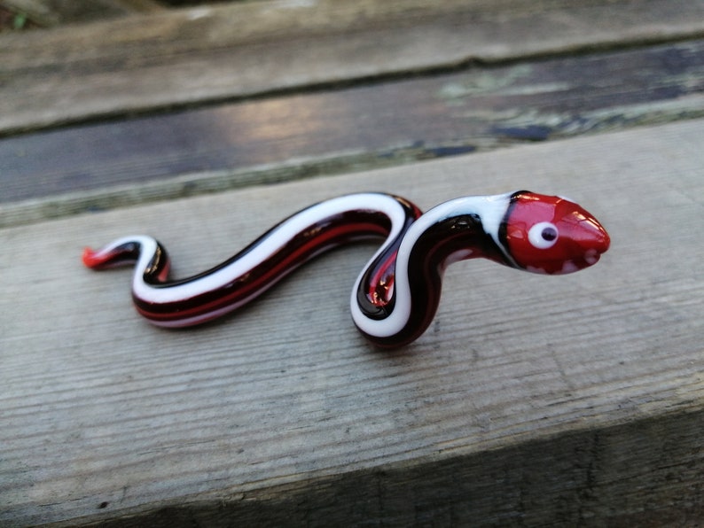 Glass Snake Hand Blown Snake Figurine Snake Ornament Art - Etsy