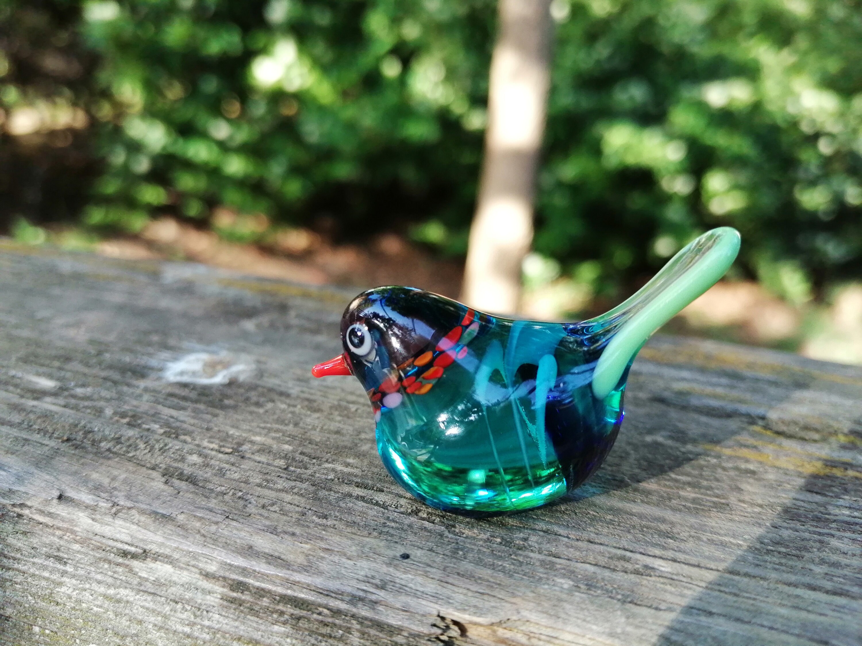 1 Pcs of Glass Bird Hand Blown Glass Bird Figurine Glass - Etsy