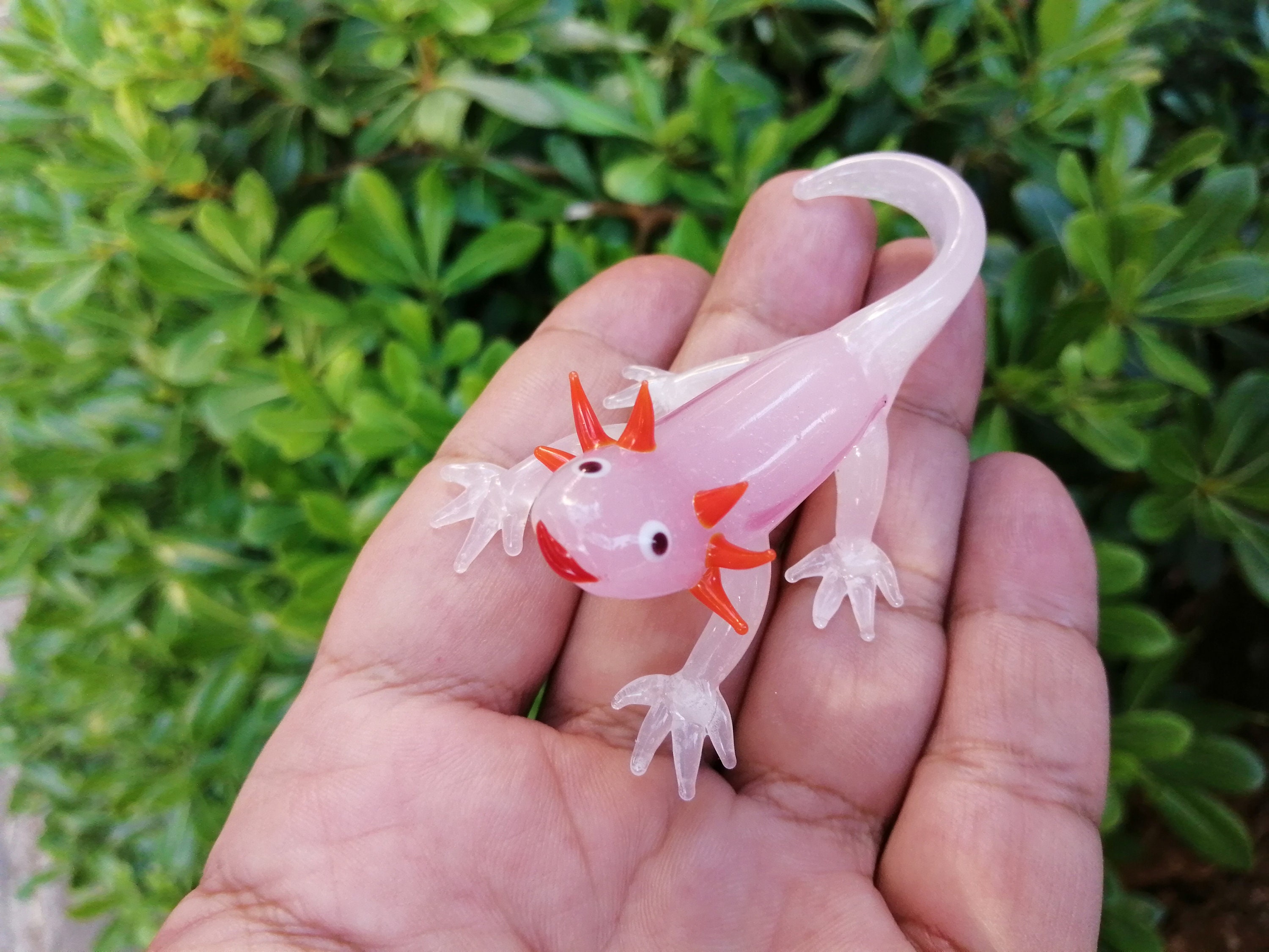 Glass Axolotl Figurine Murano Glass Axolotl Axolotl - Etsy