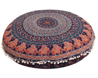 Round floor pillow | Etsy