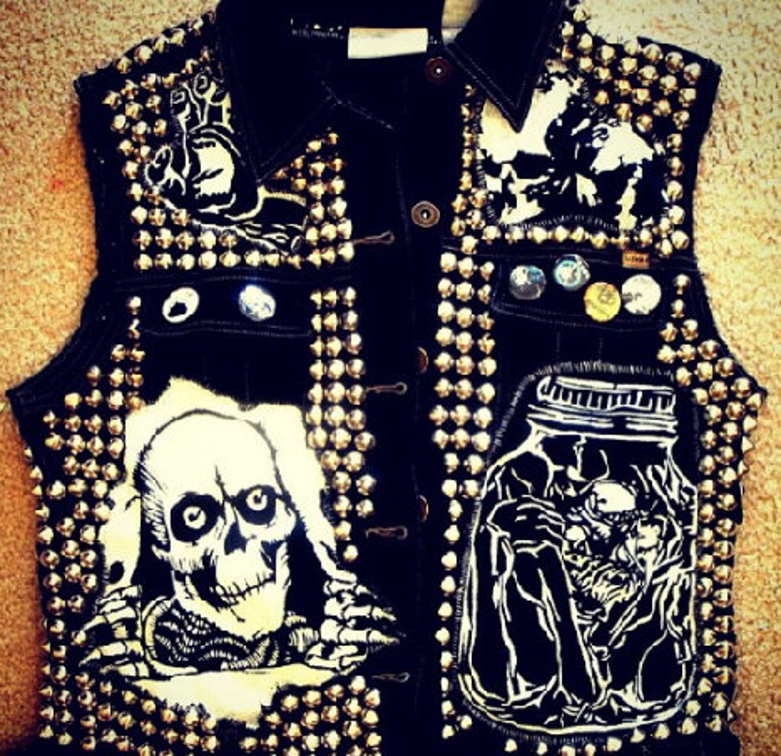 Custom Punk Vest/patches - Etsy