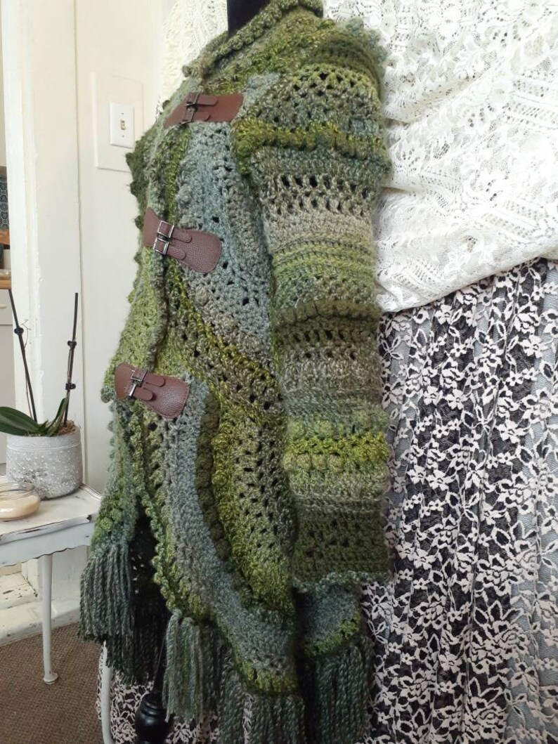 Swamp Witch Freeform Crochet Jacket - FREE DOMESTIC SHIPPING! - Etsy