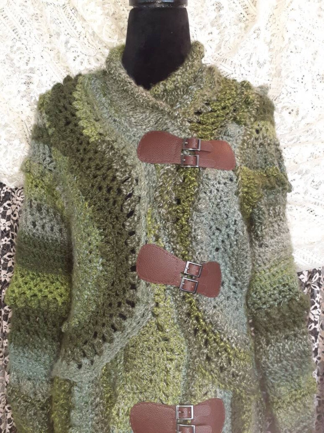 Swamp Witch Freeform Crochet Jacket - FREE DOMESTIC SHIPPING! - Etsy