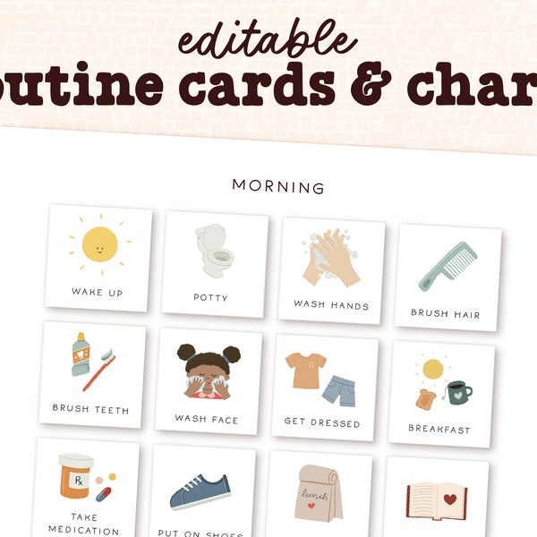 Kids Daily Routine - Etsy