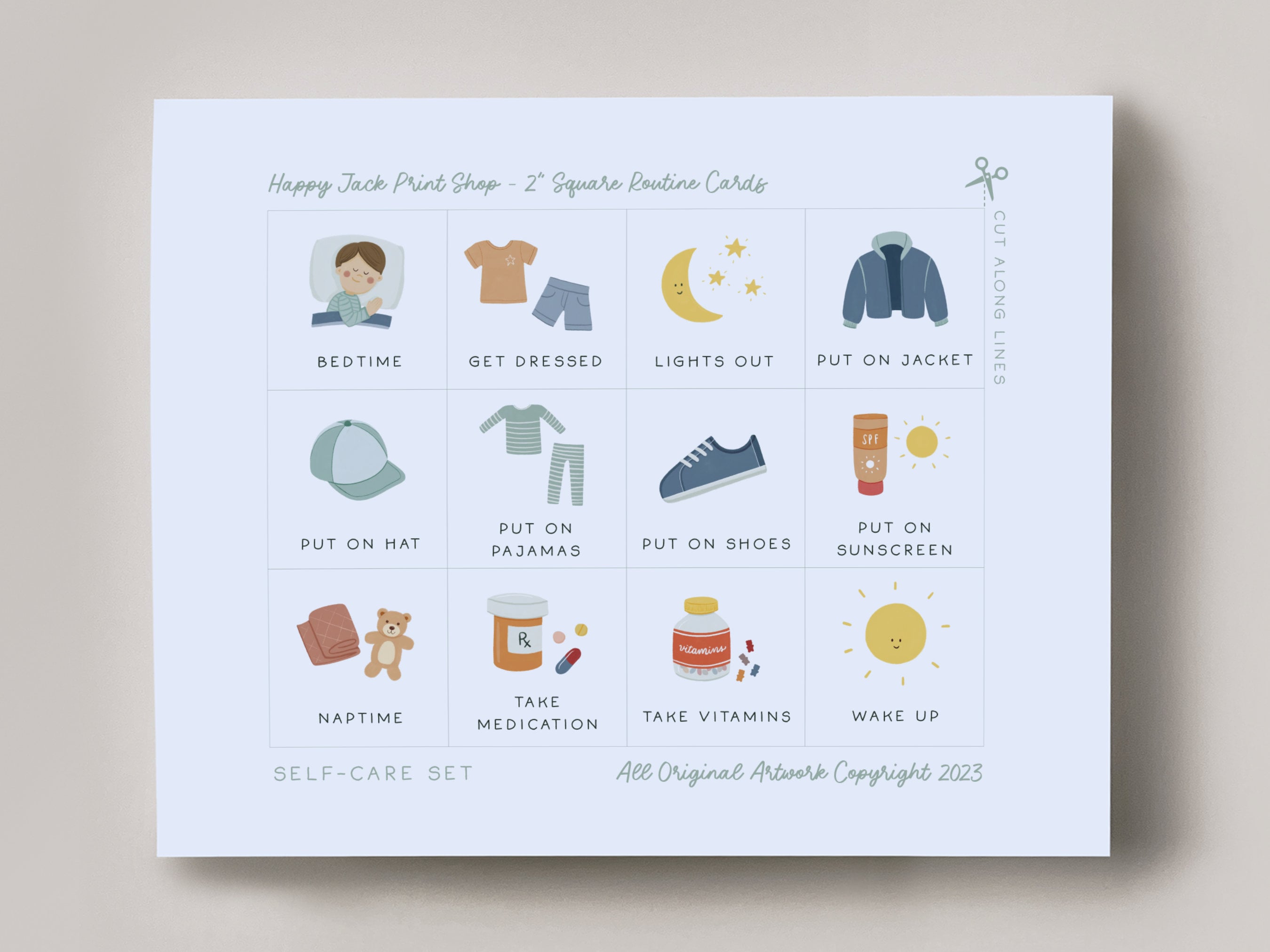 Editable Daily Routine Cards: Visual Schedule for Toddlers (digital ...