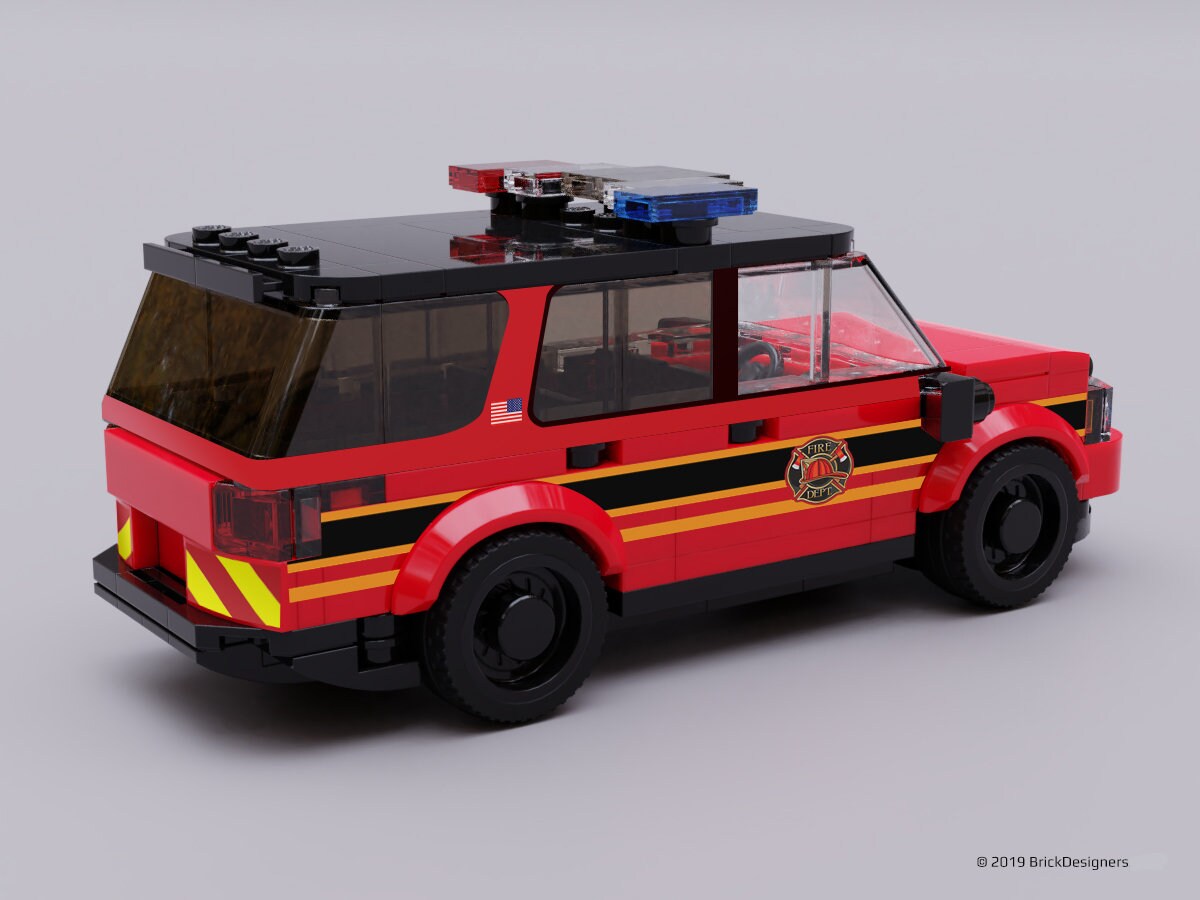 Stickers & Instructions to Build a Custom Fire Chief SUV NO - Etsy