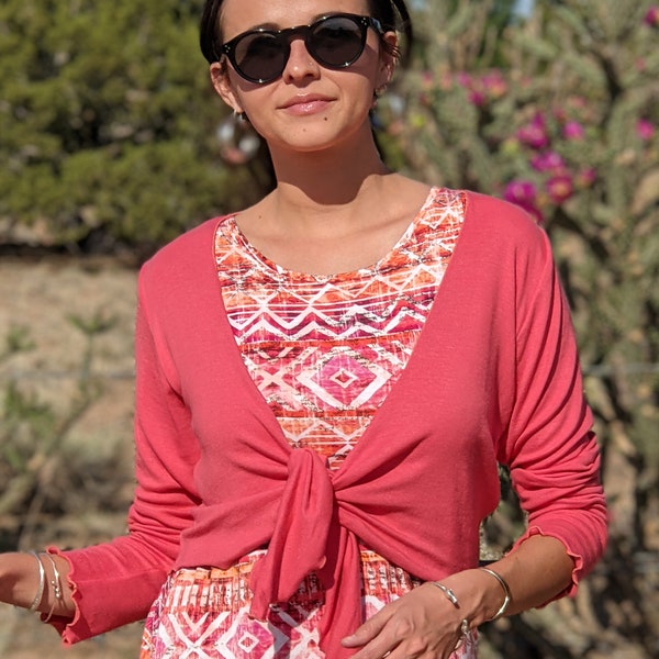 Coral Cardigan - Etsy