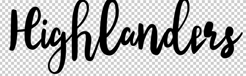 The Woodlands High Highlanders SVG - Etsy