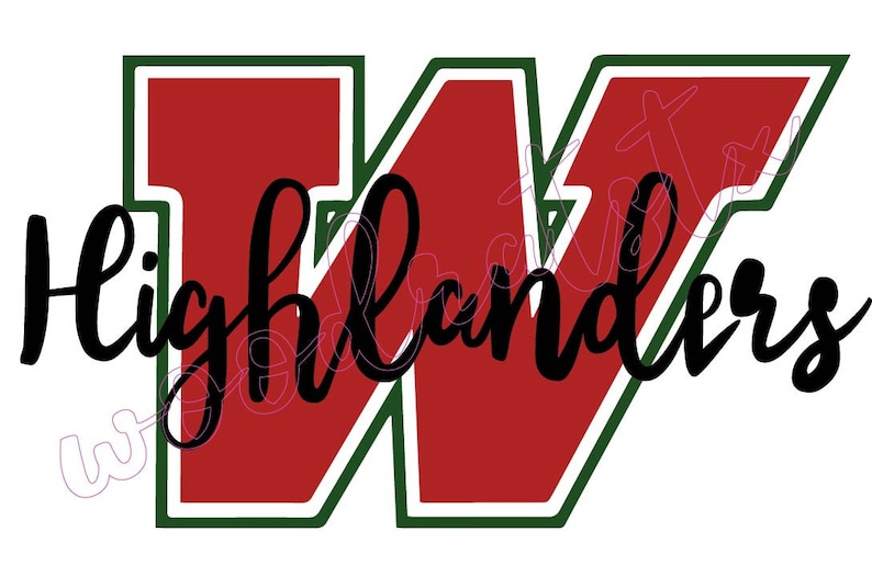 The Woodlands High School Highlanders SVG - Etsy
